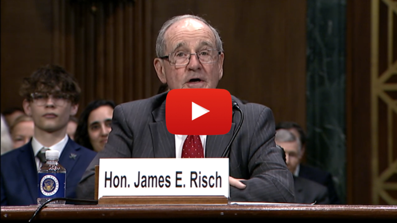 Risch Introduces Idaho Judge Brailsford at U.S. Senate Nomination ...